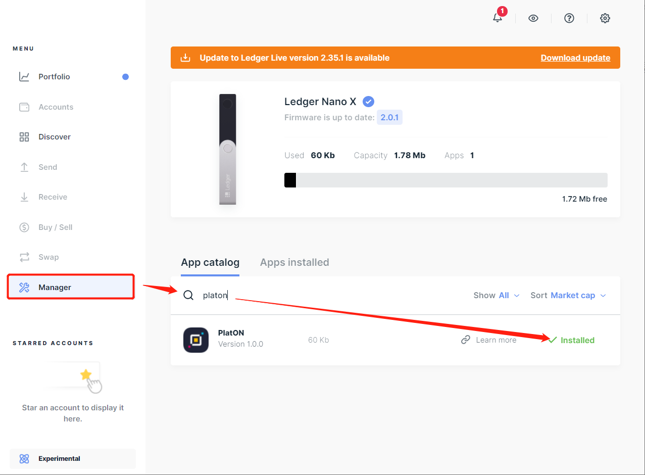 Ledger hardware wallet | PlatON